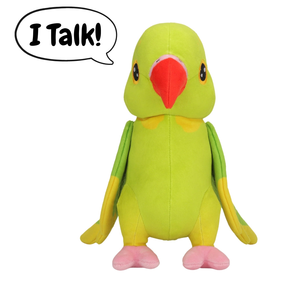 Ricco "The Green Pied Parrot" Talking Plush 3.0 – Gimme Swag