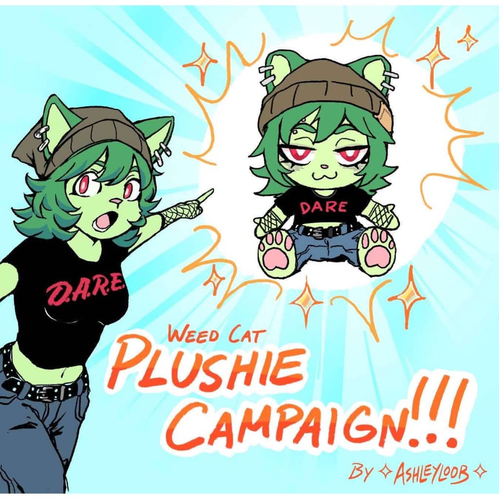 Weed Cat Plushie – Gimme Swag