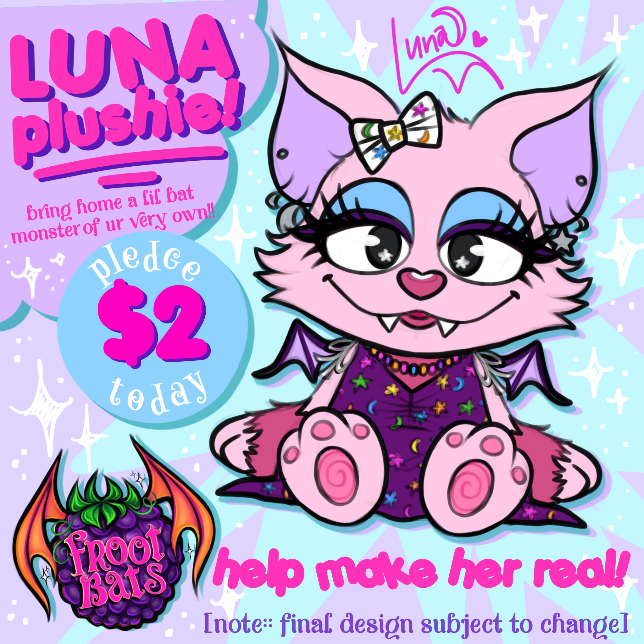 Luna Bat Plushie – Gimme Swag